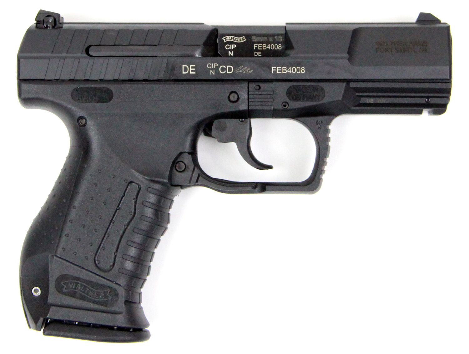 Walther Arms 2796325 P99 AS 9mm Luger 4" 15+1 Black Polymer Grip - Semi ...