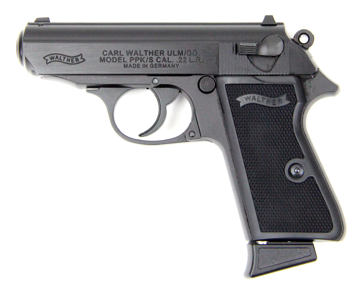 Walther PPK/S .22 LR with 3.3" Barrel in Black - Semi Auto Pistols at ...